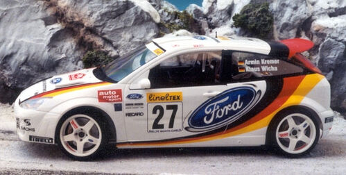Renaissance TK24-124 Ford Focus WRC - Monte Carlo 2002 Kremer (for Tamiya Kits)