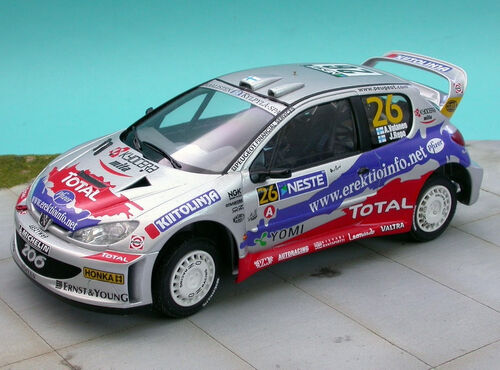 Renaissance TK24-172 Peugeot 206 WRC - Finland 2003 Vatanen (for Tamiya Kits)