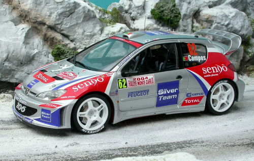 Renaissance TK24-177 Peugeot 206 WRC - Monte Carlo 2004 Campos (for Tamiya Kits)