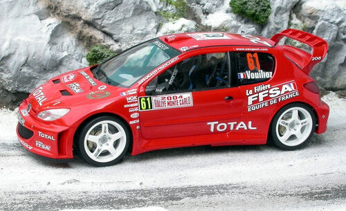 Renaissance TK24-179 Peugeot 206 WRC - Monte Carlo 2004 Vouilloz (for Tamiya Kits)