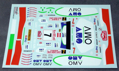 Renaissance TK24-242 Peugeot 307 WRC - Monte Carlo 2006 Stohl (for Tamiya Kits)