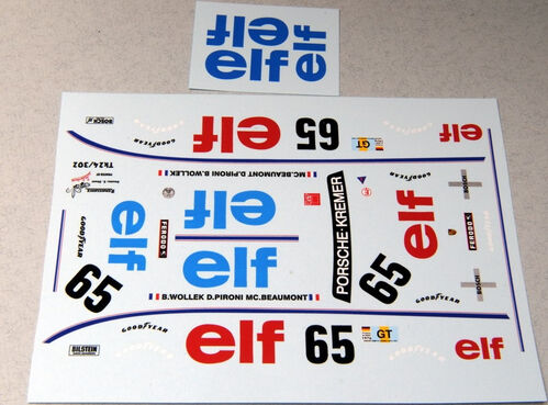 Renaissance TK24-302 Porsche 934 - Le Mans Wollek Elf (for ESCI and Heller Kits)