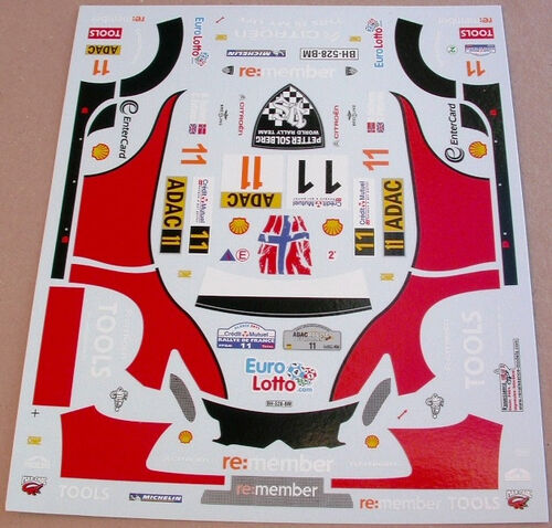 Renaissance TK24-341 Citroen DS3 WRC - Alsace /Deutschland 2011 (for Heller Kits)