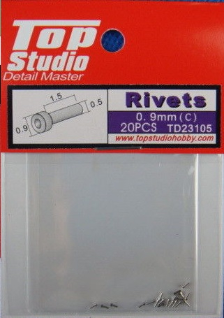 Top Studio TD23105 0.9 mm Rivets C (20 pcs)