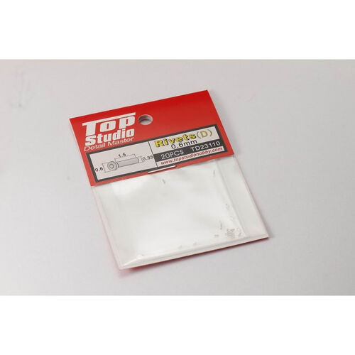 Top Studio TD23110 0.6 mm Rivets D (20 pcs)