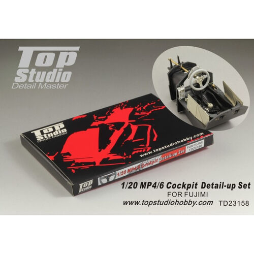 Top Studio TD23158 McLaren MP4/6 - Cockpit Detail-up Set (for Fujimi Kits)