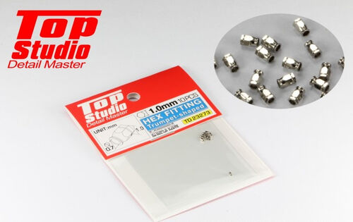 Top Studio TD23273 1.0 mm Hex Fitting Trumpet-Shaped (10 pcs)