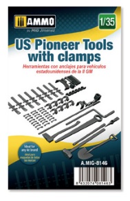 AMMO of Mig Jimenez 8146 US Pioneer Tools with clamps