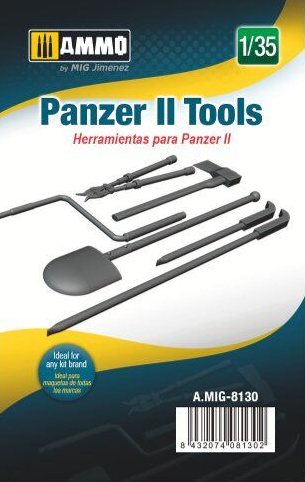 AMMO of Mig Jimenez 8130 Panzer II Tools