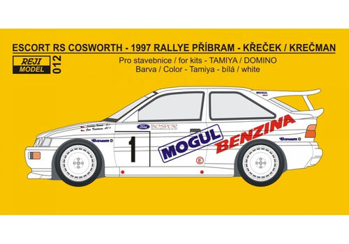 Rejimodel 012 Ford Escort - Benzina Mogul Team 1997 (for Tamiya and Domino Kits)