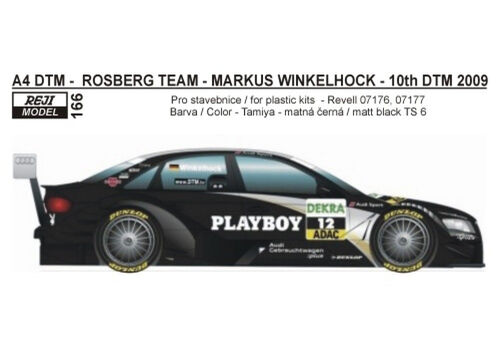 Rejimodel 166 Audi A4 DTM - 2009 "Playboy" (for Revell Kits)