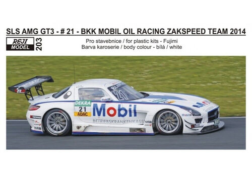 Rejimodel 203 MB SLS GT3 "Zakspeed" - ADAC GT Masters 2014 - Ludwig / Day (for Fujimi Kits)