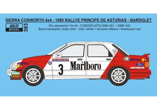 Rejimodel 383 Ford Sierra Cosworth 4x4 "Marlboro" - 1990 Principe de Asturias - Bardolet (for D.Modelkits Kits)