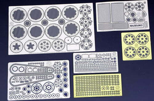 Hobby design HD02-0358 Suzuki Hayabusa GSX 1300R - Detail Up PE Set (for Tamiya 14090 Kit)