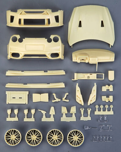 Hobby design HD03-0639 Nissan GTR R35-2022 - Detail Up Set (for 24300 Kit)