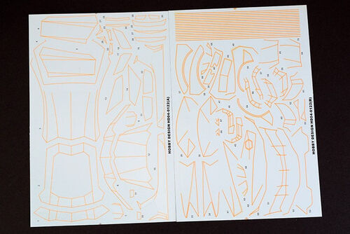 Hobby design HD04-0122 LB Wide Lines of Burst