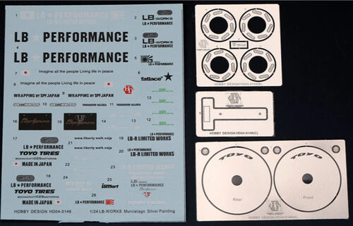 Hobby design HD04-0146 LB-Works Murcielago - Silver Painting