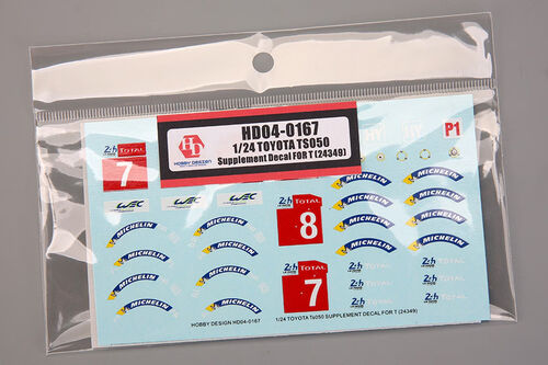 Hobby design HD04-0167 Toyota Gazoo TS050 Decals (for Tamiya 24349 Kit)