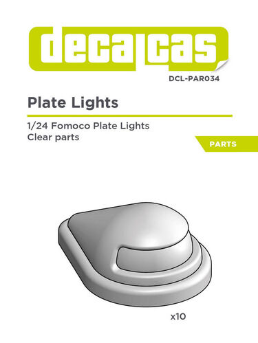 Decalcas PAR034 Fomoco Plate Lights (10 pcs)