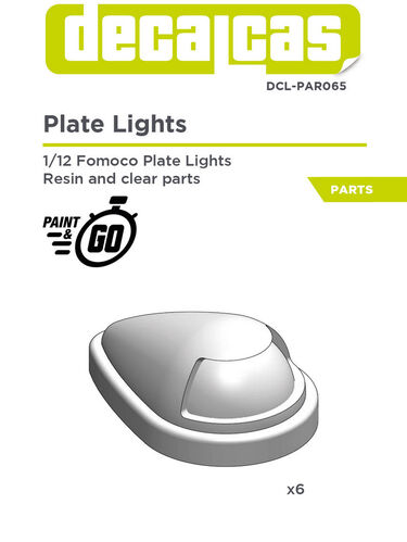 Decalcas PAR065 Fomoco Plate Lights (6 pcs)