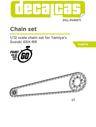 Decalcas PAR071 Suzuki GSX-RR - Chain Set (for Tamiya Kits)