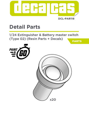 Decalcas PAR118 Extinction and Electrical Cut-off Activation Button Type 2