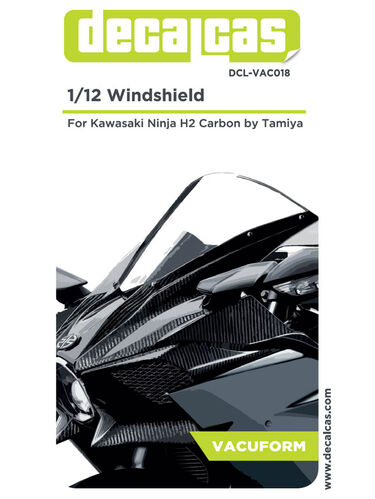 Decalcas VAC018 Kawasaki Ninja H2 Carbon - Windshield (for Tamiya Kits)
