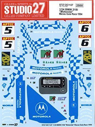 Studio 27 DC1127 BMW 318i - Motorola Macau Guia Race 1994 Decals Set