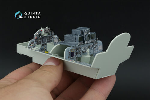 Quinta Studio QDS+32261 Tornado ECR German - 3D-Printed & Coloured Interior on Decal Paper with 3D-printed Resin Parts (for Revell Kits / Small Version)