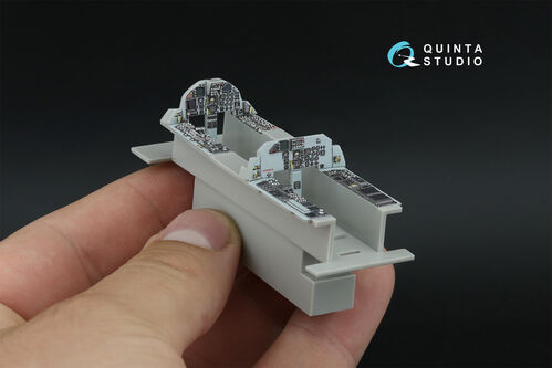 Quinta Studio QDS48600 McDonnell Douglas F-15 D/DJ - 3D-Printed & Coloured Interior on Decal Paper (for Hasegawa Kits / Small Version)