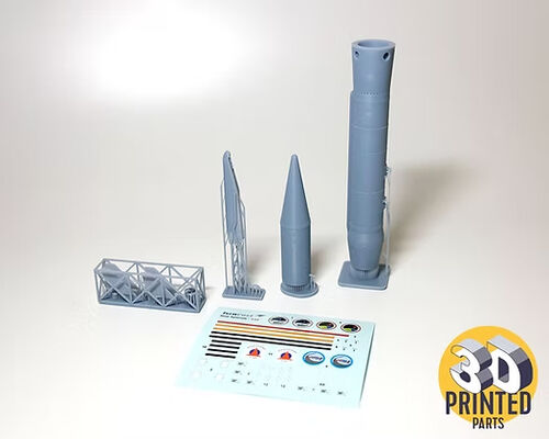 Isra Decal Studio C32059 Blue Sparrow Ballistic Missile (3D-Printed)