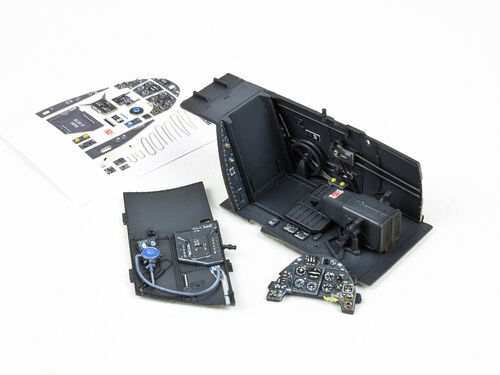 Red Fox Studio QS-32195 Messersschmitt Bf-109 G-10 - 3D Instrument Panels (for Revell Kits))