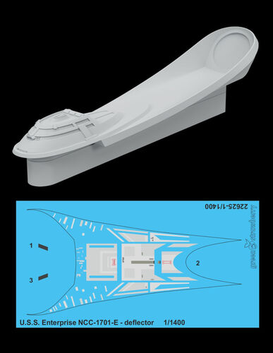 Green Strawberry 22625-1400 USS Enterprise NCC-1701-E - Deflector (for AMT Kits)