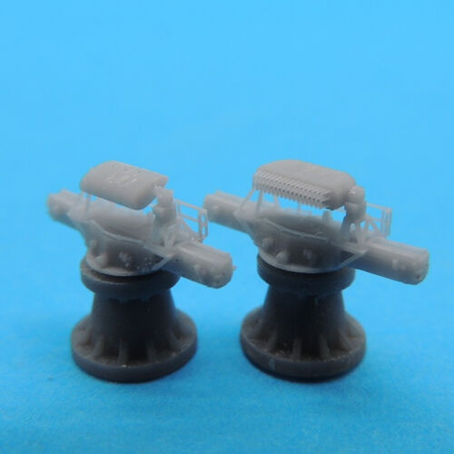 Black Cat Models AC700038a Mark 38 Main Battery Fire Control Director - 6 Sided Shield (2 pcs)