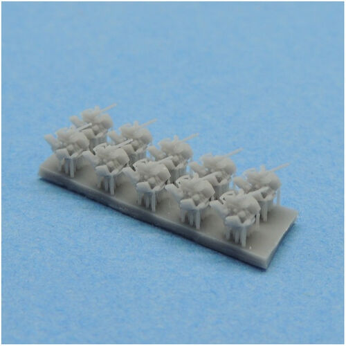 Black Cat Models AC700045 Bofors 40 mm Gun on Mk.VII Single Mount (10 pcs)