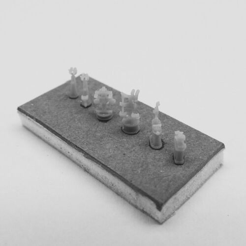 Black Cat Models AC350115d IJN Battleships Deck Items (16 pcs)
