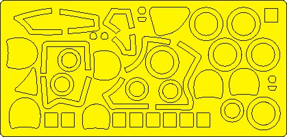 New Ware AM1321 Mil Mi-35M Hind-E - Advanced Kabuki Masks (for Trumpeter Kits)