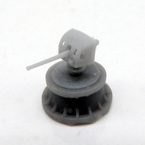 Black Cat Models AC350104 4in./50 cal Gun on Semi Enclosed Mount (4 pcs)
