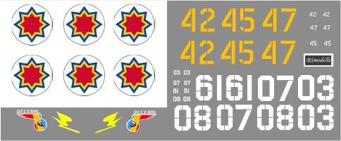 BSmodelle 720576 MiG-29 - Moldovan Air Force Decal