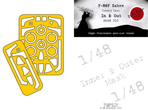DEAD Design Models NM48313 North American F-86 F Sabre - In & Out (for Hasegawa Kits)