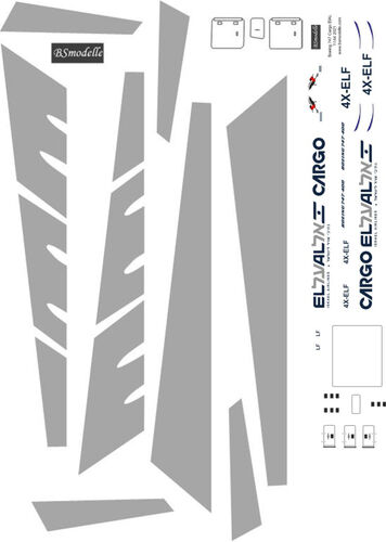 BSmodelle 144557 Boeing 747-400 - Cargo EL AL Decal