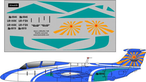 BSmodelle 480342 Aero L-29 Dolphin - Kharkiv Aeroclub Decal