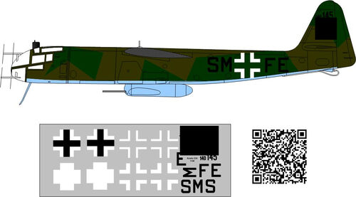 BSmodelle 480370 Arado Ar-234 - Luftwaffe Decal