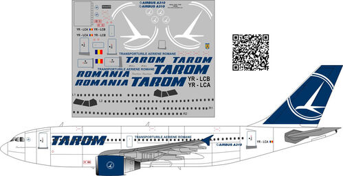 BSmodelle 144388 Airbus A-310 - Tarom Romania Decal