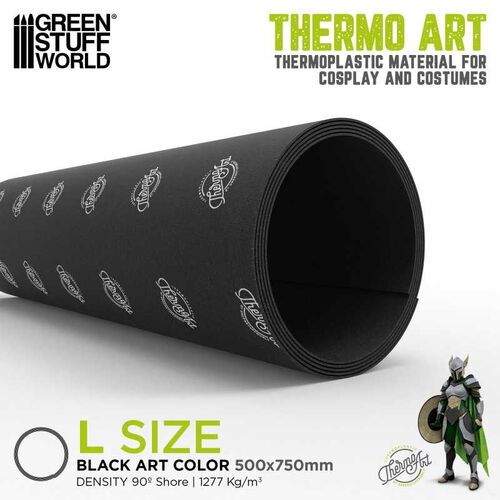 Green Stuff World 14117 ThermoArt Thermoplastic Black Art 500x750mm (L)