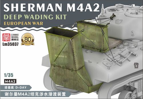 LANMO Model LM35037 Sherman M4A2 (D-Day) Deep wading kit