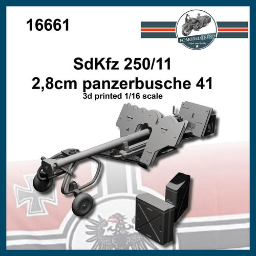 FC ModelTrend 16661 SdKfz 250/11 - 2,8 cm Panzerbusche 41 (3D-printed)