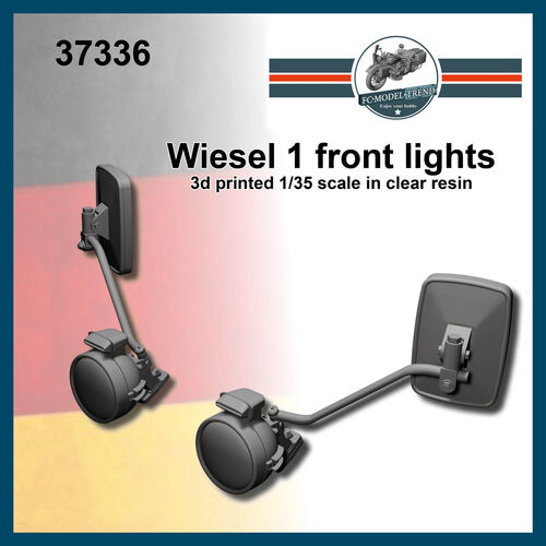 FC ModelTrend 37336 Wiesel 1 - Front Lights and Mirrors (3D Printed)