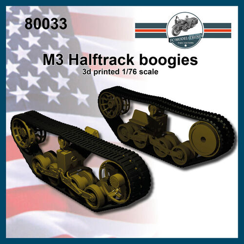 FC ModelTrend 80033 US M3 Half-Track - Boogies (3D Printed)
