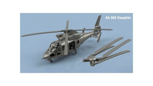 L'Arsenal 2.0 3D200084PL Aerospatiale AS-365 Dauphin folded blades - 3D Printing (1 helicotper)